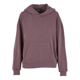 Kapuzenpullover Urban Classics "Urban Classics Ladies Light Terry Oversized Hoodie", Damen, Gr. L, fadedlila, 70% Baumwolle, 30% Polyester, unifarben, oversize, ohne Ausschnitt, Pullover Kapuzenpullover