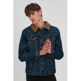 Blend Herren Jeansjacke "BHDenim", blau, Gr. L, unifarben, Jeans, 100% Baumwolle, Jacken, L&auml;ssige Jeansjacke mit Teddyfellf&uuml;tterung