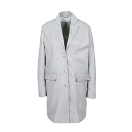 Freaky Nation Damen Lederjacke "Elice-FN", grau, Gr. S, Oberstoff: 100% Leder. Futter: 100% Baumwolle, Jacken