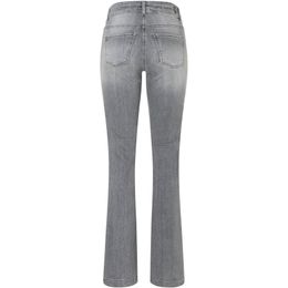MAC Damen Bootcut-Jeans "Dream-Boot"mid grau authentic wash, Gr. 34, Denim/Jeans, Obermaterial: 92% Baumwolle, 5% Elastomultiester, 3% Elasthan,