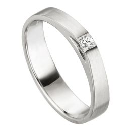 Jobo Damen Fingerring "Ring Platinring Princess", 54, SI = kleine Einschl&uuml;sse, Diamanten Platin 950platin 950, Diamanten, Platin 950, Fingerringe,
