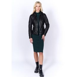 Freaky Nation Damen Lederjacke "Tamy-FN", schwarz, Gr. M, Oberstoff: 100% Leder. Futter: 100% Baumwolle, Jacken