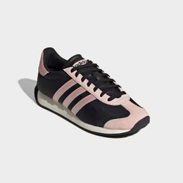 Sneaker "RUNVISTA HALO", adidas Sportswear, Gr. 39core schwarz, sandy pink metallic, blush pink, Leder, Synthetik, Textil, Schuhe
