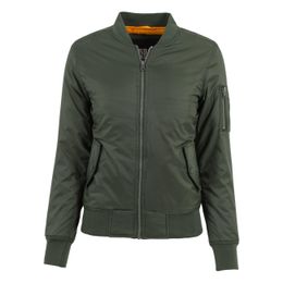 Urban Classics Damen Allwetterjacke "Urban Classics Damen Ladies Basic Bomber Jacket"olive, Gr. XS, unifarben, 100% Polyamid, Jacken