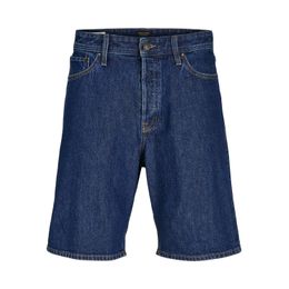 Jack & Jones JACK & JONES Herren Relaxshorts "JJIALEX JJORIGINAL SHORTS SBD 300 SN", blau, Gr. M, unifarben, Web, Obermaterial: 100% Baumwolle, Hosen, Baumwolle,