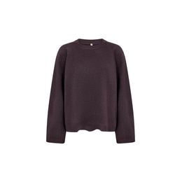soyaconcept Damen Strickpullover "Soya Concept Sweater SC_ORLEAN"95120 plum perfect melange, Gr. XL, Obermaterial: 74% Polyacryl, 24% Polyester, 2%