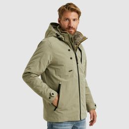 PME-Legend PME LEGEND Herren Winterjacke, beige, Gr. XXXL, Web, Obermaterial: 58% Nylon, 42% Polyester, Jacken, Herausnehmbares Fellimitat