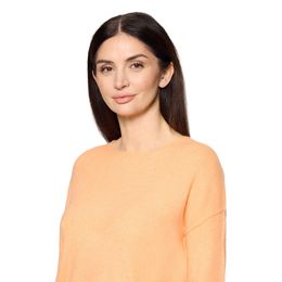 Cartoon Damen Strickpullover "Damen mit Rundhalsausschnitt"canteloupe, Gr. 36, Obermaterial: 63% Polyacryl, 25% Polyamid, 8% Wolle, 4% Elasthan,