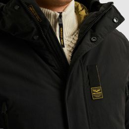 PME-Legend PME LEGEND Herren Parkajet schwarz, Gr. M, unifarben, Web, Obermaterial: 100% Nylon, Jacken, mit Kapuze