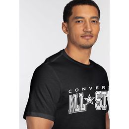 Converse Herren T-Shirt "Converse ARCH ALL STAR TEE"Converse schwarz, Gr. XL, Obermaterial: 80% Baumwolle, 20% Polyester, Shirts, Kurzarm, mit