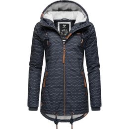Ragwear Damen Winterjacke "Zuzka Winter", blau, Gr. S, Au&szlig;enmaterial: 100% Polyester; Innenfutter: 100% Polyester; Wattierung: 100% Polyester,