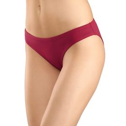 Vivance ACTIVE Damen Bikinislip, Gr. 32, rot, Microfaser, Obermaterial: 95% Polyamid, 5% Elasthan (LYCRA), unifarben, Unterhosen, aus weicher