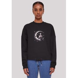 F4NT4STIC Damen Sweatshirt "Gothic Valentinstag Skelett Mond", schwarz, Gr. L, Obermaterial: 65% Baumwolle, 35% Polyester, Sweatshirts, Premium