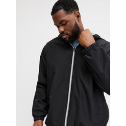 Jack & Jones PlusSize Herren Blouson "JJJAKE LIGHT JACKET PLS"schwarz, Gr. 5XL, JACK & JONES PLUSSIZE, unifarben, Web, Obermaterial: 100% Polyester, Jacken