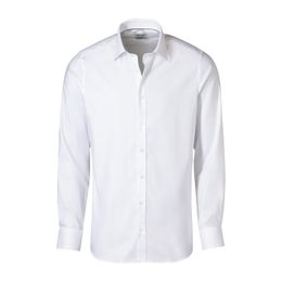 OLYMP Herren Businesshemd "OLYMP Level Five, Body Fit, New York Kent"wei&szlig;, Gr. 46, 97% Baumwolle, 3% Elastolefin, Hemden