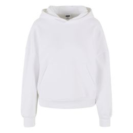 Urban Classics Damen Kapuzenpullover "Urban Classics Damen Ladies Cozy Oversized Hoody"wei&szlig;, Gr. L, unifarben, 95% Baumwolle, 5% Elasthan, Pullover