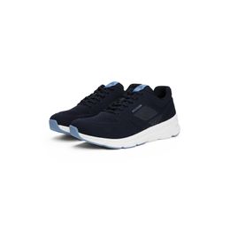 Tommy Hilfiger Herren Sneaker "MODERN COMFORT RUN KNIT", Gr. 41, blau, Textil, unifarben mit Farbeinsatz, Schuhe, Freizeitschuh, Halbschuh, Schn&uuml;rer