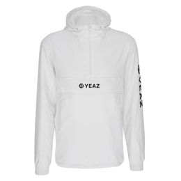 YEAZ Herren Windbreaker "Windbreaker Mountain Peak CHASER", wei&szlig;, Gr. M, Obermaterial: 100% Polyester PES., Jacken
