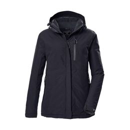 Funktionsjacke Killtec "KOW 225 WMN JCKT", Damen, Gr. 40, schwarz, Obermaterial: 100% Polyester;Futter: 100% Polyester;F&uuml;llung: 100% Polyester, Jacken Funktionsjacke, Atmungsaktive, wind- und wasserdichte Damenjacke, abnehmbare Kapuze