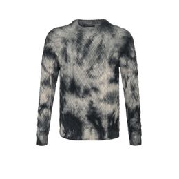 Cipo & Baxx CIPO & BAXX Herren Strickpullover "CP287", grau, Gr. L, gemustert, 100% Baumwolle, Pullover, mit lassischem Zopfmuster