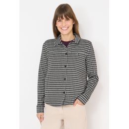 Cecil Damen Kurzjackeschwarz, Gr. S, Jacquardmuster, Stoff, 40% Polyester, 40% Cotton, 15% Viscose, 5% Elastane, Jacken, mit Brusttaschen