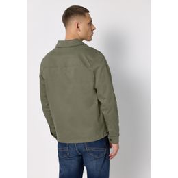 Street One MEN Herren Kurzjacke, gr&uuml;n, Gr. M, unifarben, Web, 98% Baumwolle, 2% Elasthan, Jacken, mit Brusttaschen