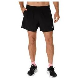 asics f&uuml;r Herren. 2011D214 Short Core 5in1 schwarz (XL), Sportlich, Synthetisch, Multisport