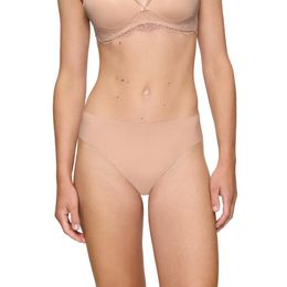 Triumph Damen Slip "Pretty Micro Tai", Gr. Lneutral beige, Microfaser, Obermaterial: 86% Polyamid, 14% Elasthan, Unterhosen, nahtlos