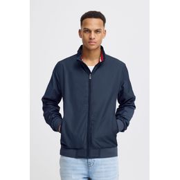 Kurzjacke Blend "BHZyklo", Herren, Gr. L, mood indigo blau, 100% Polyester, unifarben, regular fit normal, ohne Ausschnitt, eingesetzt elastischer Bund, Jacken Kurzjacke, Softshelljacke mit Taschen und elastischem Bund