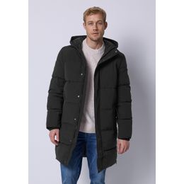 Street One MEN Herren Steppjacke, schwarz, Gr. XL, unifarben, Web, Obermaterial: 58% Baumwolle, 42% Nylon. Futter: 100% Polyester. F&uuml;llung: 100%