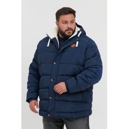 Winterjacke Blend "BHFrederic Big & Tall", Herren, Gr. 4XL, marineblaus, 100% Polyester, unifarben, regular fit normal, ohne Ausschnitt, weit, Jacken Winterjacke, Winterjacke mit tollen Details in gro&szlig;en Gr&ouml;&szlig;en