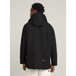 G-Star Raw G-STAR Herren Parka "Multipocket Parka Unpadded"neo, schwarz, Gr. L, Obermaterial: 95% Polyester, 5% Polyester, Jacken