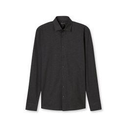 OLYMP Herren Businesshemd "OLYMP Level Five 24/Seven, Body Fit, Kent", grau, Gr. 41, 92% Baumwolle, 8% Elasthan, Hemden
