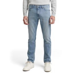 Tom Tailor Herren Straight-Jeans "MARVIN"super stone blau denim, Gr. 34, unifarben, Denim/Jeans, Obermaterial: 98% Baumwolle, 2% Elasthan, Jeans, im