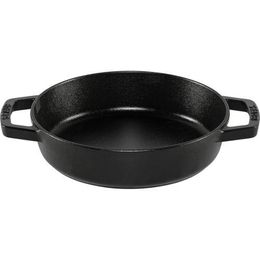 Staub Bratpfanne mit 2 Griffen 20 cm seidenmattschwarz