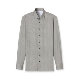 OLYMP Herren Businesshemd "OLYMP Luxor 24/Seven, Modern Fit, New Kent", grau, Gr. 42, 92% Baumwolle, 8% Elasthan, Hemden