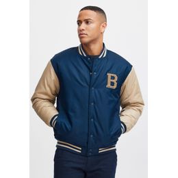 Blend Herren Bomberjacke "BHCoby", blau, Gr. L, unifarben, 100% Nylon, Jacken, L&auml;ssige Bomberjacke