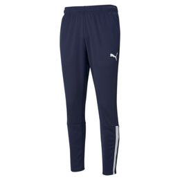 Puma Herren Trainingshose "TEAMLIGA TRAINING PANTS", blau, Gr. XL, unifarben, Piqu&eacute;, Obermaterial: 100% Polyester, Hosen, mit Rei&szlig;verschlusstaschen,