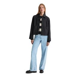 Marc O'Polo MARC O'POLO Damen Kurzjacke "mit TENCEL Lyocell"deep night blau, Gr. 40, unifarben, Obermaterial: 69% Baumwolle, 29% Lyocell, 2% Elasthan, Jacken