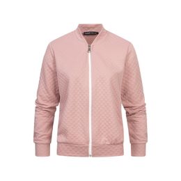 CLOUD 5IVE Damen Bomberjacke "CLOUD 5IVE Blouson with Diamond Stitch"old rose, Gr. XL, unifarben, 95% Polyester, 5% Elasthan, Jacken