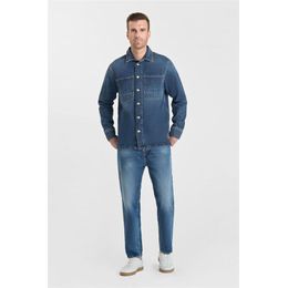 Herren Jeansjacke "HISA", blau, Gr. XL, Le Temps Des Cerises, unifarben, 100% Baumwolle, Jacken, im klassischen Design