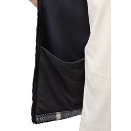 Jack Wolfskin Herren Fleecejacke "FELSLICHT CHECK JACKET", blau, Gr. S, Obermaterial: 100% Polyester, Jacken, mit hochflorigem 300er Sherpa Fleece,