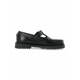 Ca'Shott CA'SHOTT Damen Ballerina "Ca'Shott Flat shoe CASLENA", Gr. 37schwarz, schwarz, Obermaterial: 100% Leder, Schuhe