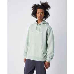 Champion Herren Kapuzensweatshirt "ICONS TONAL Terry Hoodie with Big Logo", gr&uuml;n, Gr. M, Obermaterial: 70% Baumwolle, 30% Polyester, Sweatshirts, f&uuml;r