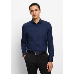 OLYMP Herren Businesshemd "OLYMP Level Five, Body Fit, Royal Kent", blau, Gr. 41, 97% Baumwolle, 3% Elastolefin, Hemden
