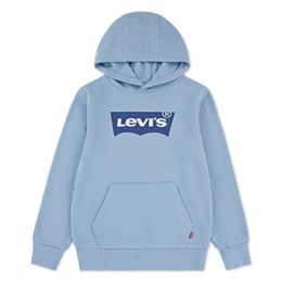 LEVI'S KIDS Jungen Kapuzensweatshirt "LVB BATWING PULLOVER HOODIE"chambray blau levi's, Gr. 8, Sweatware, Obermaterial: 60% Baumwolle, 40% Polyester,