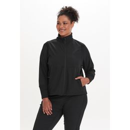 Q BY ENDURANCE Damen Outdoorjacke "Isabely", schwarz, Gr. 50, unifarben, 87% Polyester, 13% Elasthan, Jacken, mit anti-statischer Behandlung
