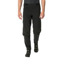 Vaude Herren Regenhose "MEN'S MOAB RAIN PANTS", schwarz, Gr. L, Obermaterial: 100% Polyester, Hosen, sportlicher Stil, f&uuml;r Radsport, atmungsaktives