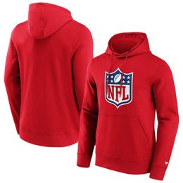Fanatics Damen Kapuzenpullover "Fanatics Hoodie NFL Primary Logo Graphic"rot, Gr. S, 80% Baumwolle, 20% Polyester, Pullover