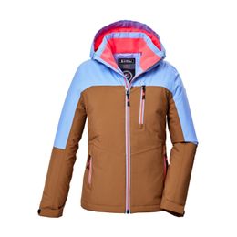Killtec Jungen Funktionsjacke "KOW 353 GRLS JCKT", braun, Gr. 176, Oberstoff: 100% Polyester, Futter: 100% Polyester, Wattierung: 100% Polyester,